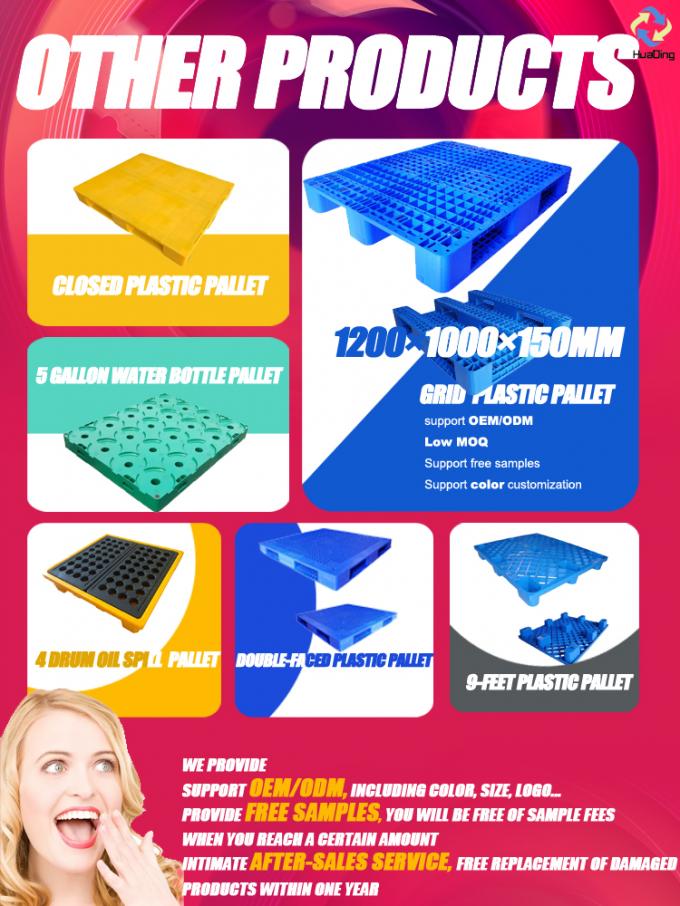 Medicine Pallet with Dynamic Load 1.5T 1200*1200*150mm Close Decks Plastic Pallet