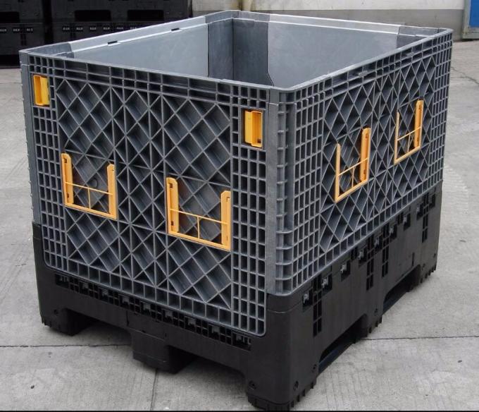 Dynamic Load 1.2T HUADING Plastic Logistic Collapsible Bin Plastic ...