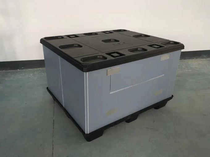 Collapsible Automotive Battery Plastic Pallet Box for Stackable Storage ...
