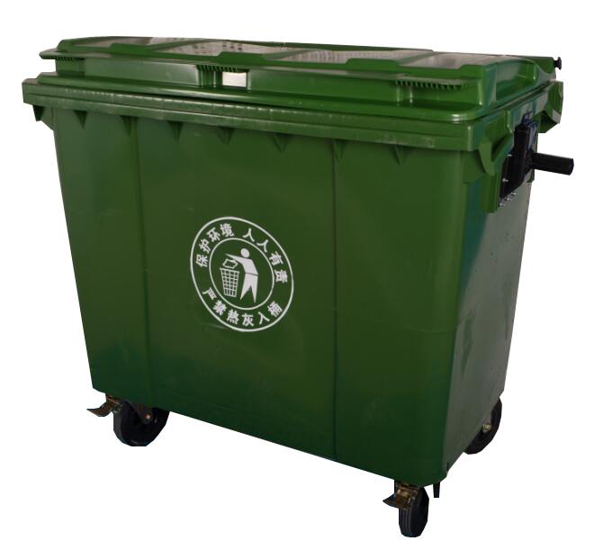 1100L Outdoor Plastic Recycling Waste Bins for Sustainable Garbage ...
